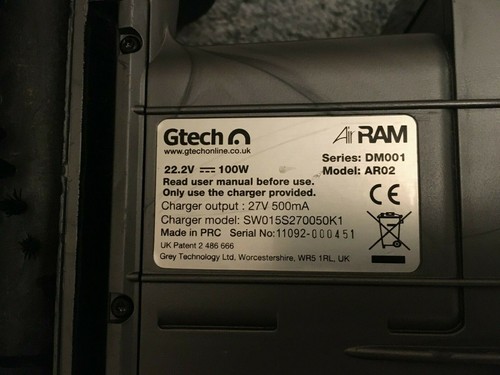 GTECH AIRRAM MK1 ANY SPARE PARTS | eBay UK