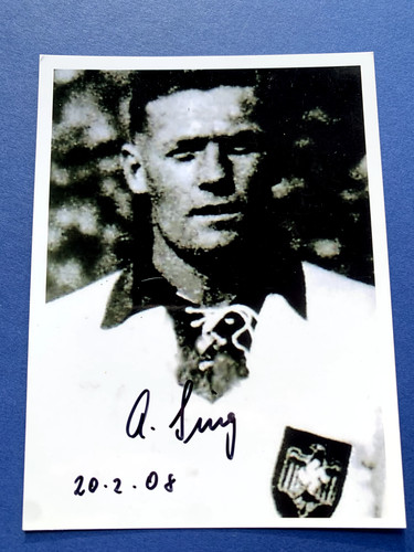 ALBERT SING (†2008) Co-Trainer World Champion 1954 DFB original signed ...