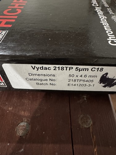 New Hichrom Vydac column 218TP C18,5 μm, 4.6 x 50mm | eBay