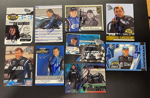 Ryan Newman Signed Racing Card LOT NASCAR Autograph | eBay
