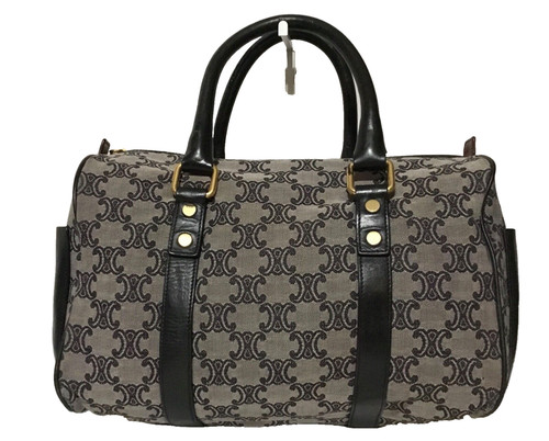 Authentic CELINE Canvas Boston Bag Medium | eBay