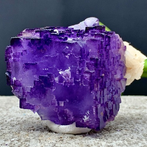 50G Natural purple, QR code fluorite, mineral specimen/China | eBay
