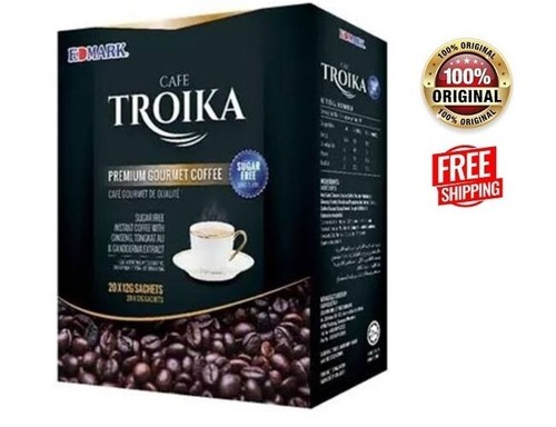 1 BOX EDMARK CAFE TROIKA Coffee For Men Power Boost Stamina Strong ...