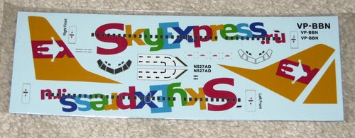 Draw Decal 1/144 Boeing 737-300 Sky Express.RU | eBay