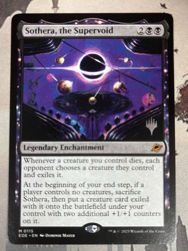 MtG Promo Stamped Sothera, The Supervoid EOE Edge Of Eternities Magic ...