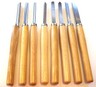 8pc Wood Lathe Chisel Turning Tool set Woodworking Gouge Skew Parting ...
