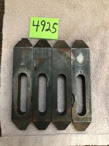Machine Tool Clamps 6" x 1-1/4" x 7/8" (1 lot of 4 pcs) Set for 1/2 ...