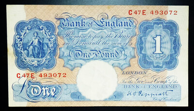 Blue Pound Note in English Banknotes Pre-1952 for sale | eBay