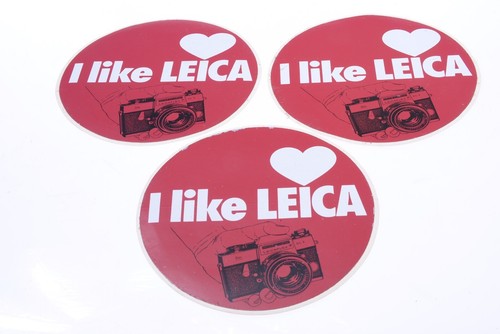 1 LEICA LEICAFLEX SL 2 ORIGINAL 12CM DIAMETER ADVERTISING STICKER ...