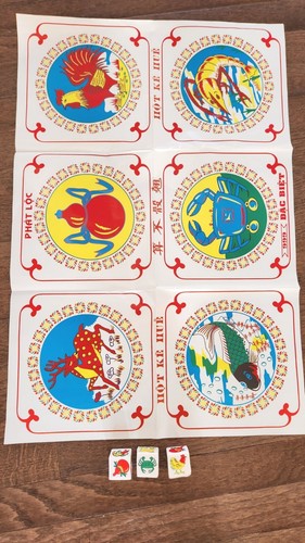 NEW Bau Cua Tom Ca Vietnamese New Year Game | eBay