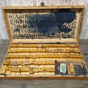 antique rubber stamp set products for sale | eBay