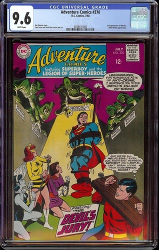 Adventure Comics # 370 CGC 9.6 White (DC, 1968) 2nd appearance of ...
