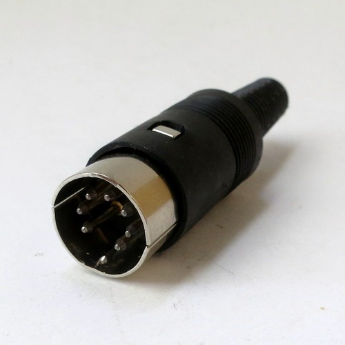 7 pin cable mount DIN plug | eBay