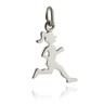 STERLING SILVER LOVE TO RUN CHARM/PENDANT | eBay