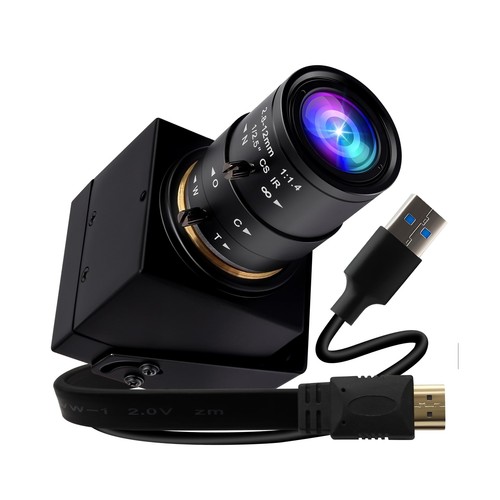 4K USB3.0 HDMI Camera 4K 60fps 2.8-12mm Zoom Webcam for Computer Mini ...