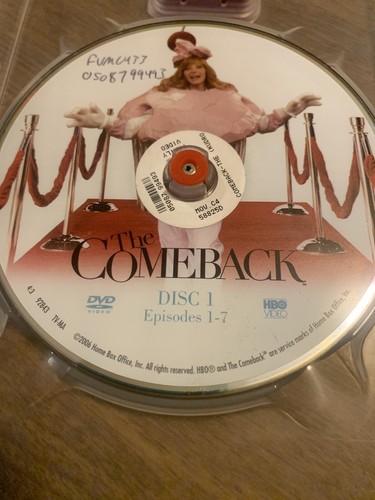The Comeback (DVD, 2006, 2-Disc Set) 26359284328| eBay