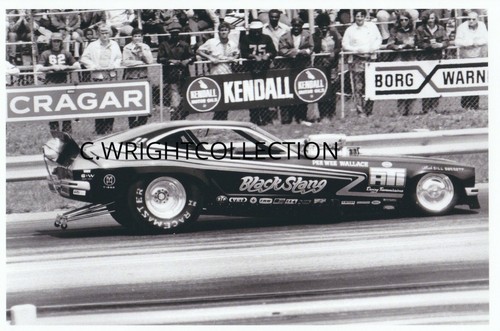 1970s Drag Racing-"Black Stang"-1976 Mustang-Nitro AA/Funny Car-PEE WEE ...