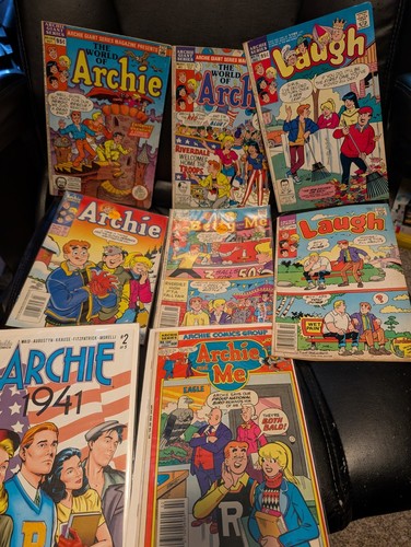 Lot Of 7 Archie’s Comic Books 80s 90s Vintage Comics Archie Graphic ...
