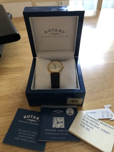 rotary elite watch 18k gold | eBay UK