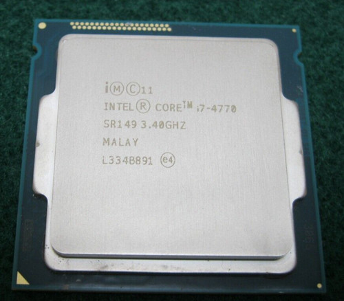 Intel Core i7-4770 3.40GHz Quad-Core 8MB LGA 1150/Socket H3 CPU SR149 ...