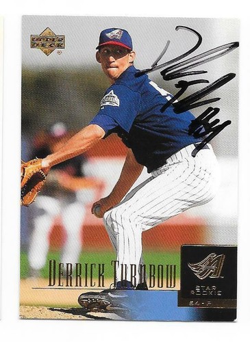 DERRICK TURNBOW 2001 UPPER DECK AUTOGRAPHED SIGNED # 16 ANGELS | eBay