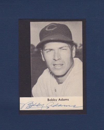 Bobby Adams signed Cincinnati Reds 1950's magazine photo 1921-1997 | eBay