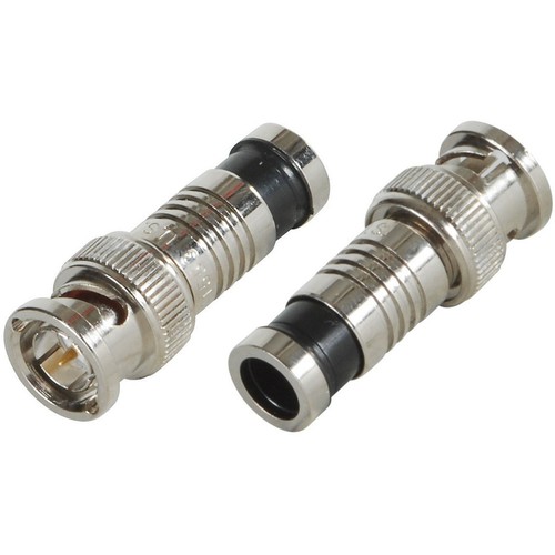 BNC Compression RG59 Crimp Connector Coax/Coaxial cable/cord End Video ...