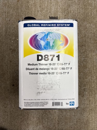 PPG Industries D871 Medium Thinner 1 Gallon | eBay