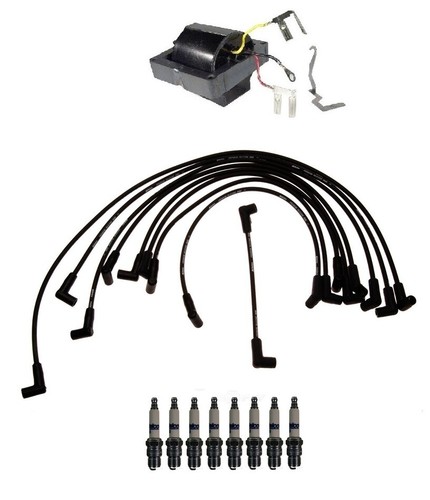 Ignition Wires 1 Coil 8 Spark Plugs Kit ACDelco For Chevy G10 P30 GMC ...