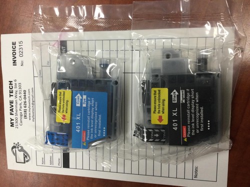 generic compatible For Brother LC401XL Black LC401 Magenta Ink ...