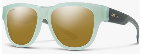 NEW Smith Rounder Sunglasses-Ice Smoke-Chromapop Polarized Bronze ...