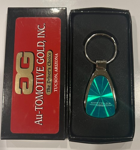 Chrysler Keychain & Keyring - Green Metallic Teardrop Key Chain | eBay