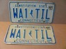 1951 CONNECTICUT COMMERCIAL LICENSE PLATES PAIR 96-994 1955 TAGS | eBay