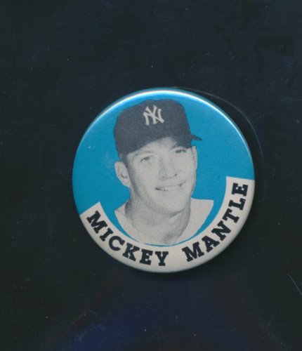 Mickey Mantle NY Yankees 1 1/2" pinback *2050 | eBay