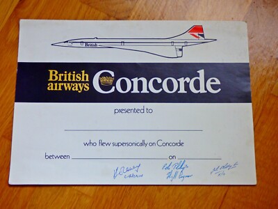 Concorde Memorabilia for sale | eBay UK