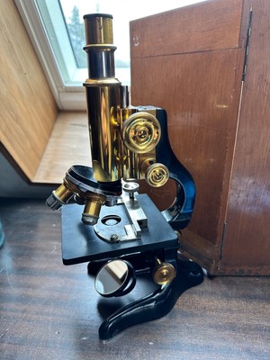 Antique Brass Microscope for sale | eBay