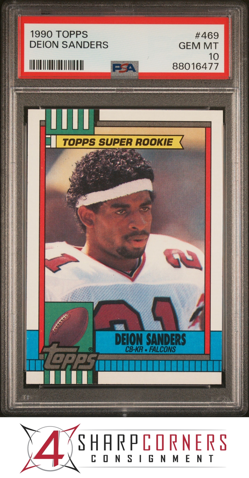 Deion Sanders 1990 Topps #469 Base Price Guide - Sports Card Investor