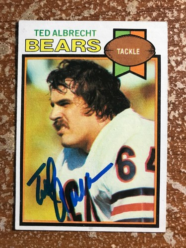 SIGNED TED ALBRECHT 1979 TOPPS AUTOGRAPHED CARD - BEARS | eBay