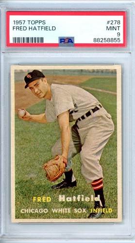 1957 Topps Fred Hatfield #278 PSA 9 White Sox | eBay