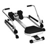Exercise Rowing Machine Rower w/Adjustable Double Hydraulic Resistance ...