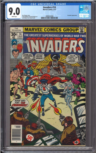 Invaders #14 CGC 9.0 White Pages Crusaders app Sub-Mariner | eBay