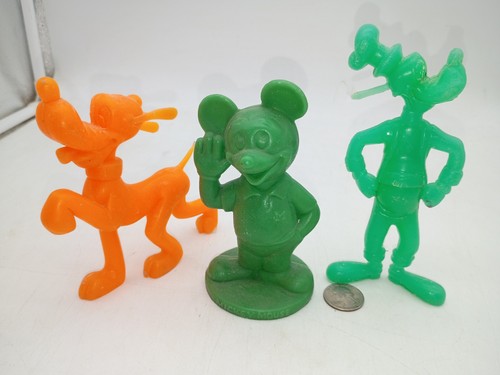 Vintage Original Mold O Rama Mickey Mouse & Marx Pluto Goofy Disney ...