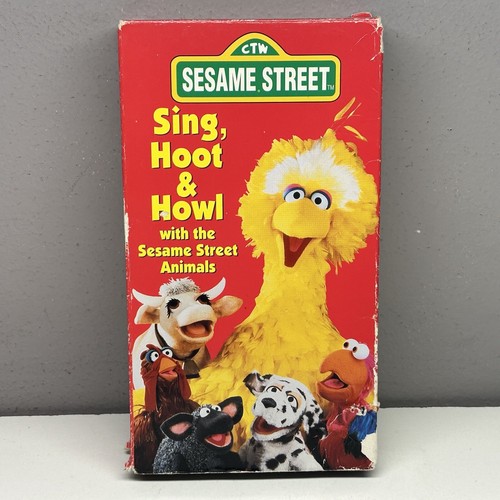 Sesame Street Sing Hoot Howl VHS Video Tape PBS Kids Elmo Song BUY 2 ...