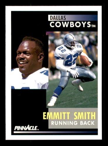 1991 Pinnacle #42 Emmitt Smith Sharp Corners, Clean Surface | eBay