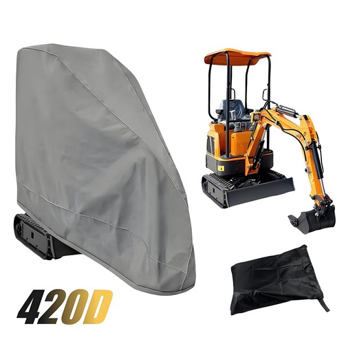 Full Cover fits Mini Excavators Outdoor Waterproof UV Snow Dust Rain ...