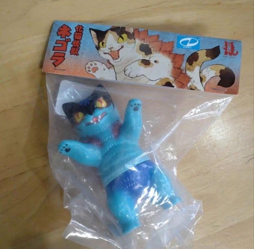 Konatsuya Toys Negora Cat Gira Blue Limited SofubiVinyl Figure ...