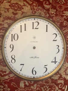 Seth Thomas Clock Face In Collectible Clock Parts for sale | eBay