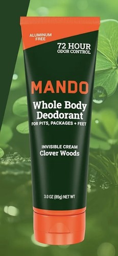 Mando Whole Body Deodorant For Pits,packages,feet-CLOVER WOODS-3oz | eBay