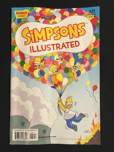 Simpsons Illustrated #27 (2017) Bongo Comics Homer Balloon Cover VF | eBay