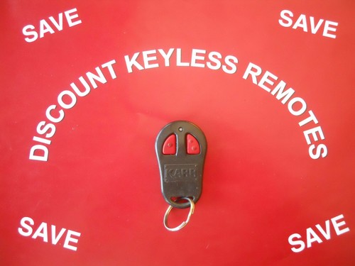 KARR KEYLESS REMOTE OXC-204 2-BUTTON RED LIGHT VERY GOOD CONDITION | eBay